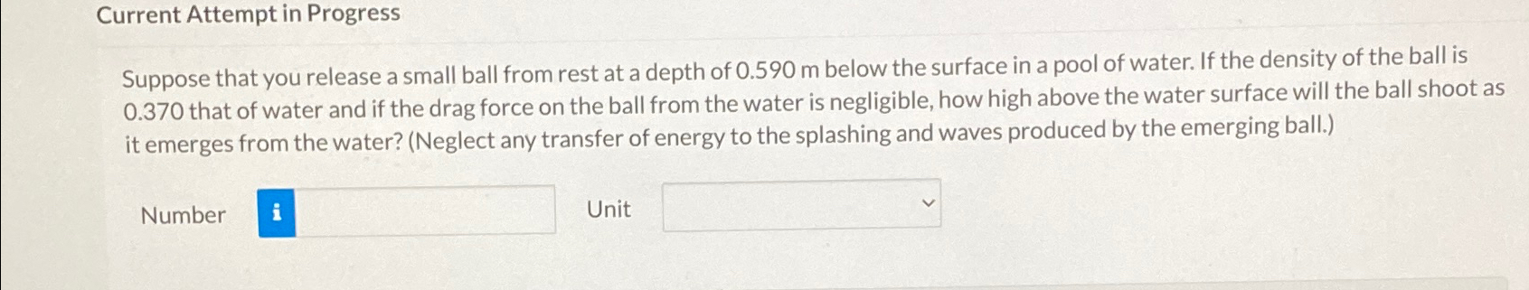 Solved Current Attempt in ProgressSuppose that you release a | Chegg.com