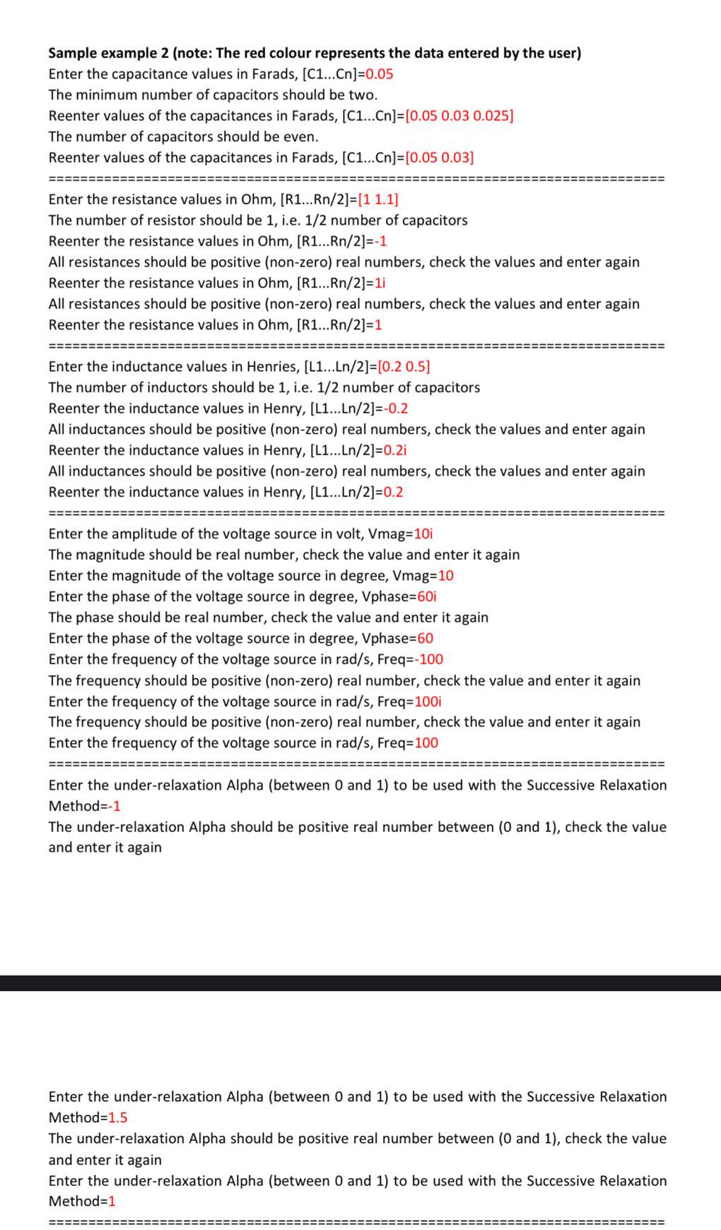 Solved Sample example 2 (note: The red colour represents the | Chegg.com