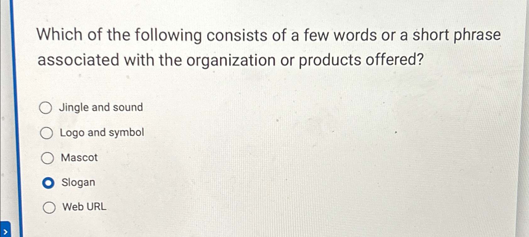 Solved Which of the following consists of a few words or a | Chegg.com