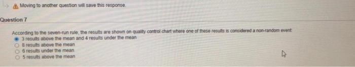 Solved According to the seven-run rule, the results are | Chegg.com