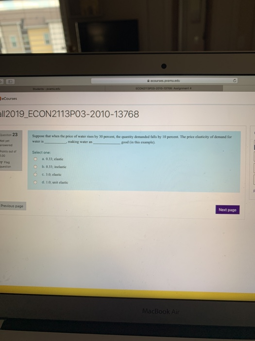 Solved ecourses.pamu.edu Students pvamued | Chegg.com