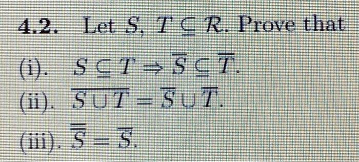 Solved Real Analysis. Please help, i have also provided a | Chegg.com