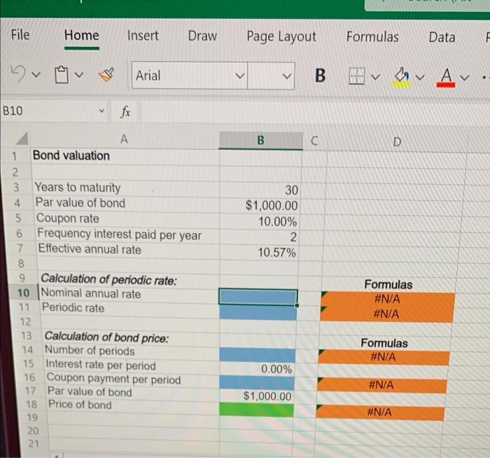 Solved Video Excel Online Structured Activity: Bond | Chegg.com