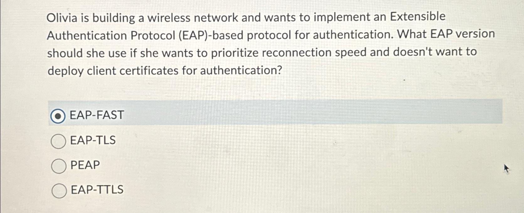 Solved Olivia Is Building A Wireless Network And Wants To