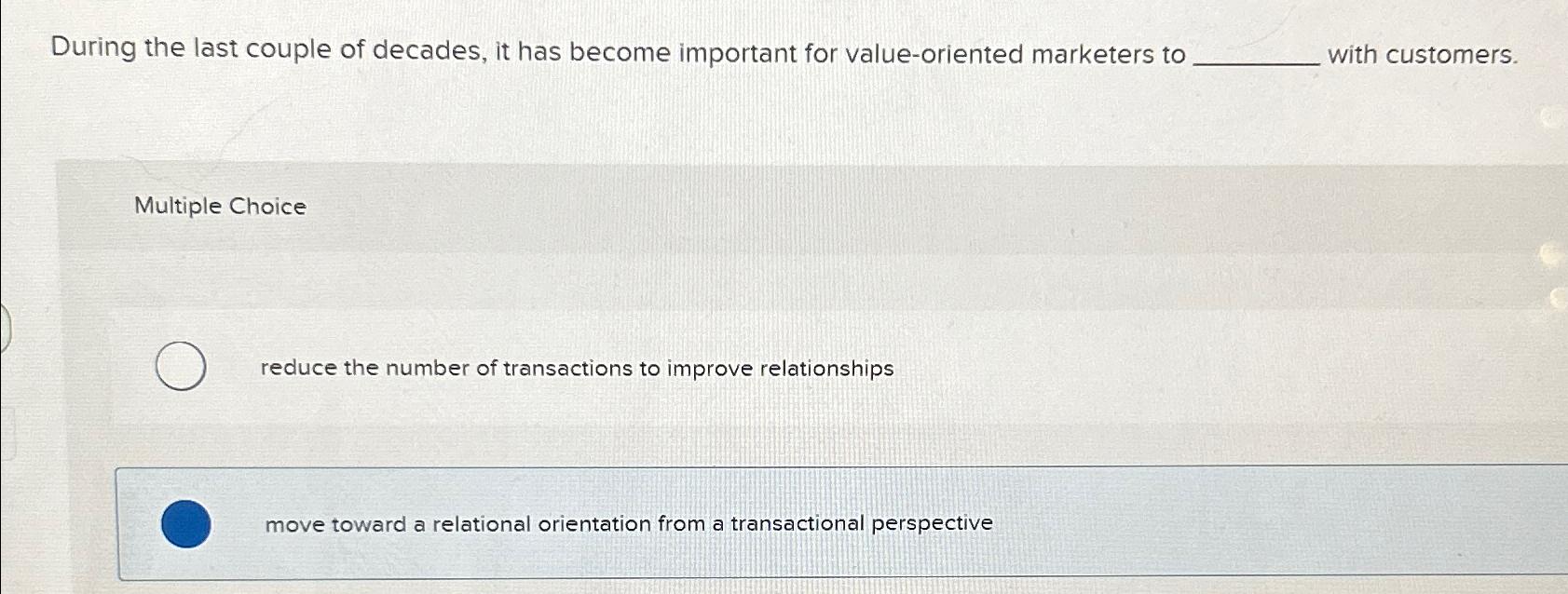 Solved During the last couple of decades, it has become | Chegg.com
