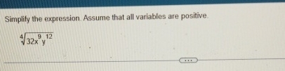 Solved Simplify the expression. Assume that all variables | Chegg.com