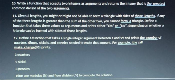 Solved 1. Define a function with a single argument between 0 | Chegg.com