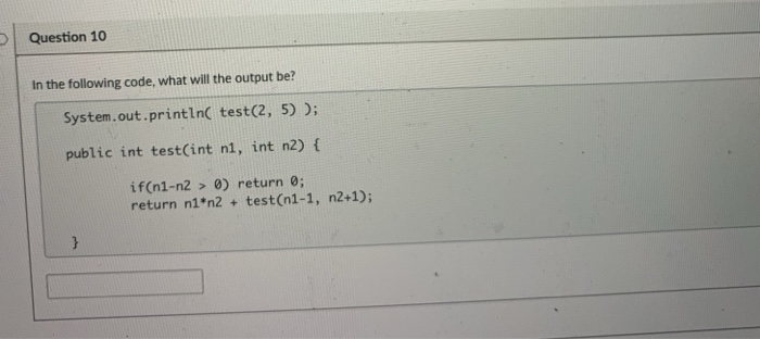 Solved Question 1 A recursive method can have more than 1 | Chegg.com