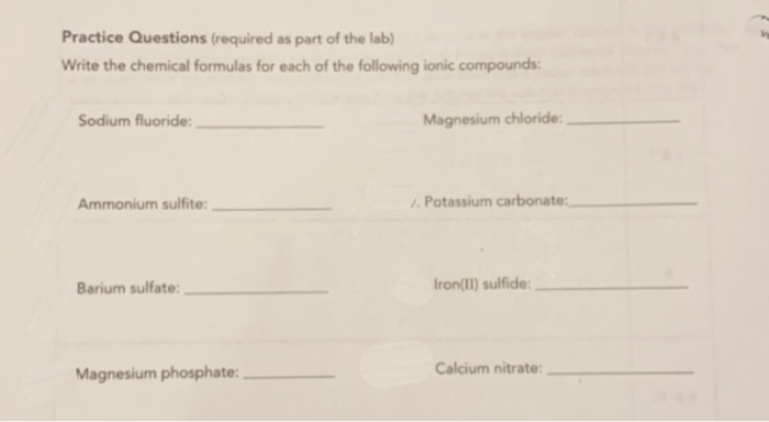 Solved Practice Questions (required as part of the lab) | Chegg.com
