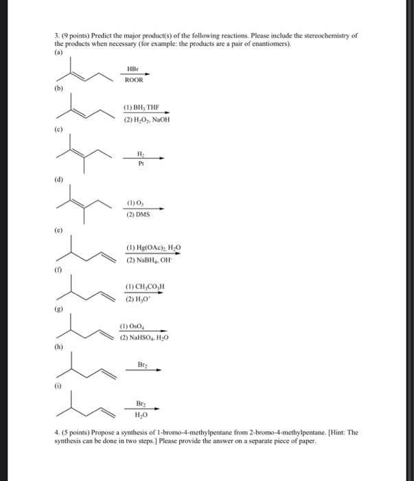 Solved 1. (9 points) 1-propanol and | Chegg.com