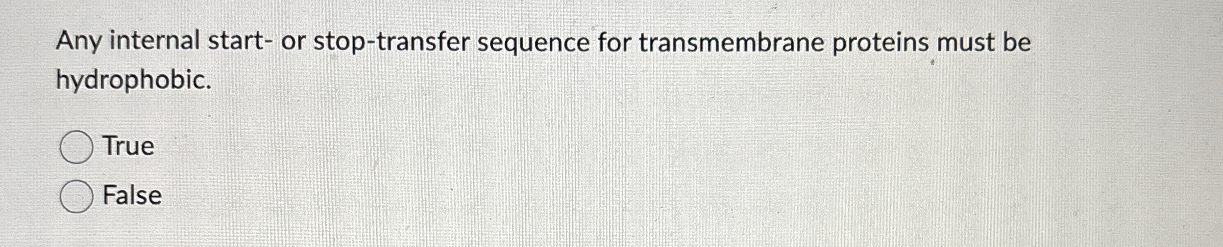 Solved Any internal start- ﻿or stop-transfer sequence for | Chegg.com