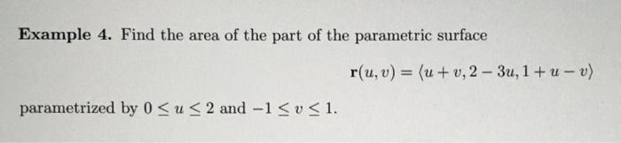 Solved Example 4. Find the area of the part of the | Chegg.com