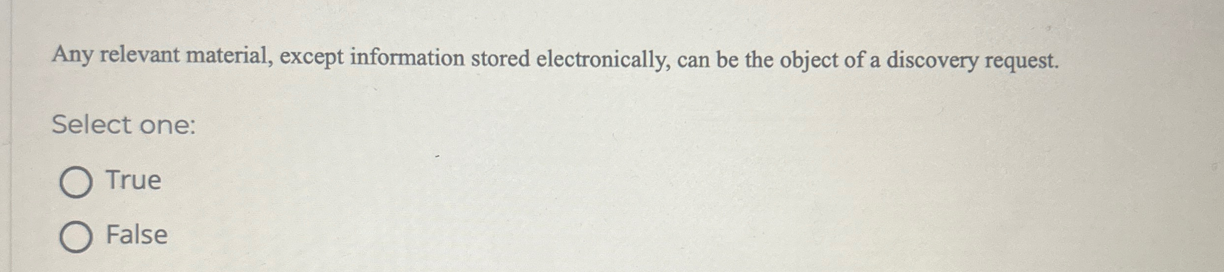 Solved Any relevant material, except information stored | Chegg.com