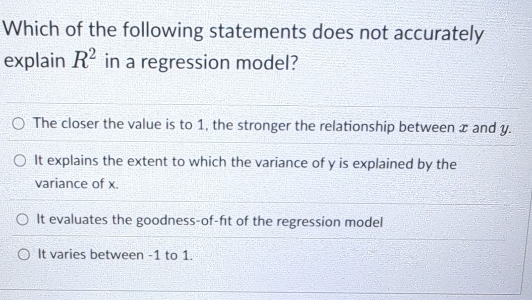 Solved Which of the following statements does not accurately | Chegg.com