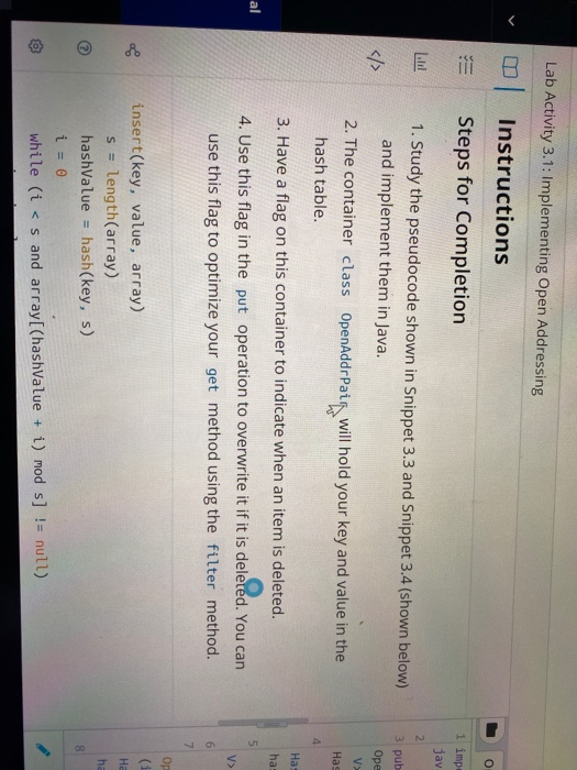 Solved Instructions Scenario Develop an algorithm to search | Chegg.com