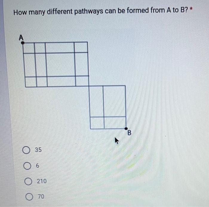 Solved How many different pathways can be formed from A to | Chegg.com