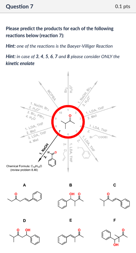 Solved Please predict the products for each of the following | Chegg.com