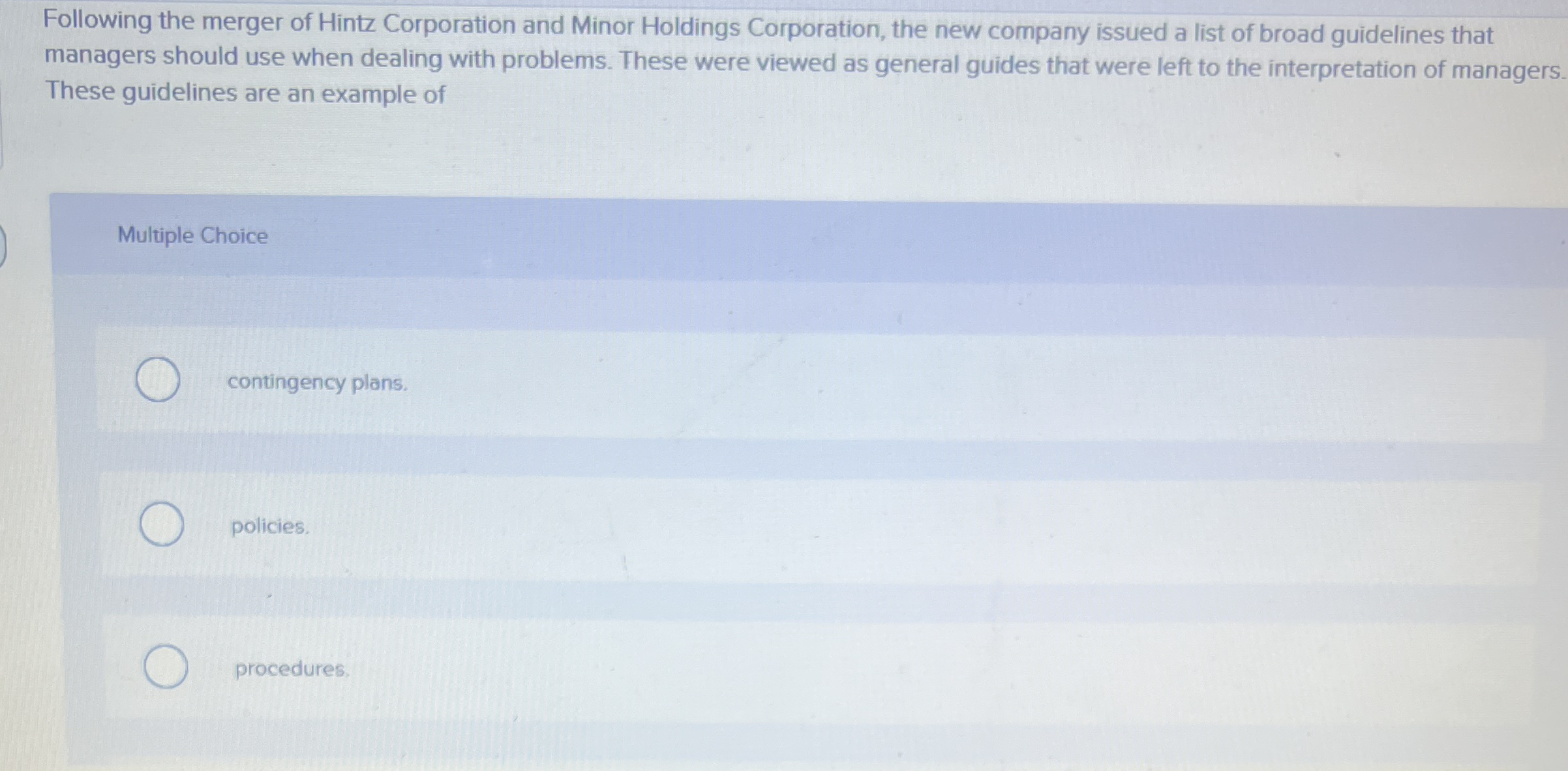 Solved Following the merger of Hintz Corporation and Minor | Chegg.com