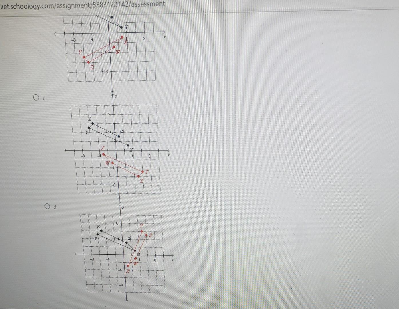 Solved quadrilateral WXYZ with vertices W(1,3), X(3, 1), | Chegg.com