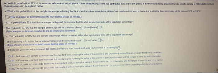 Solved An Institute reported that 60% of its members | Chegg.com