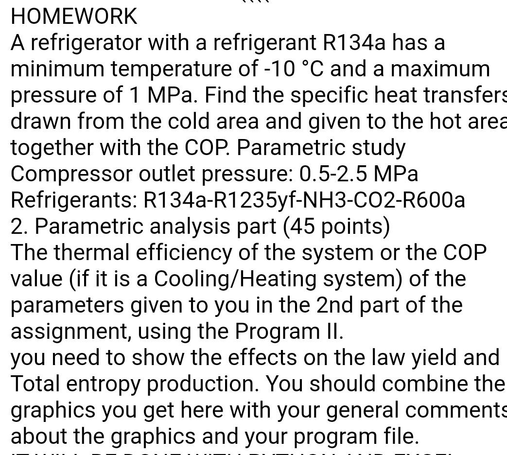 Thermodynamics problem will be solved using EES | Chegg.com