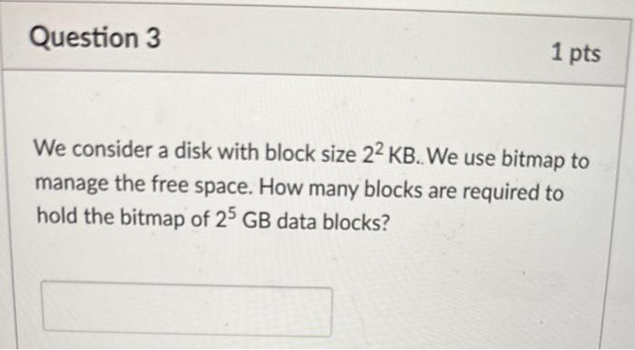 Solved If the start address of the inode table on disk is | Chegg.com