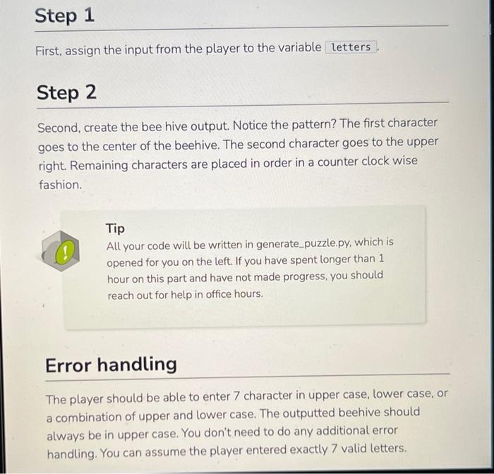Solved First, assign the input from the player to the | Chegg.com