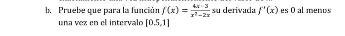 Solved Prove that for the function f(x) = ((4x-3)/(x^2-2x)) | Chegg.com