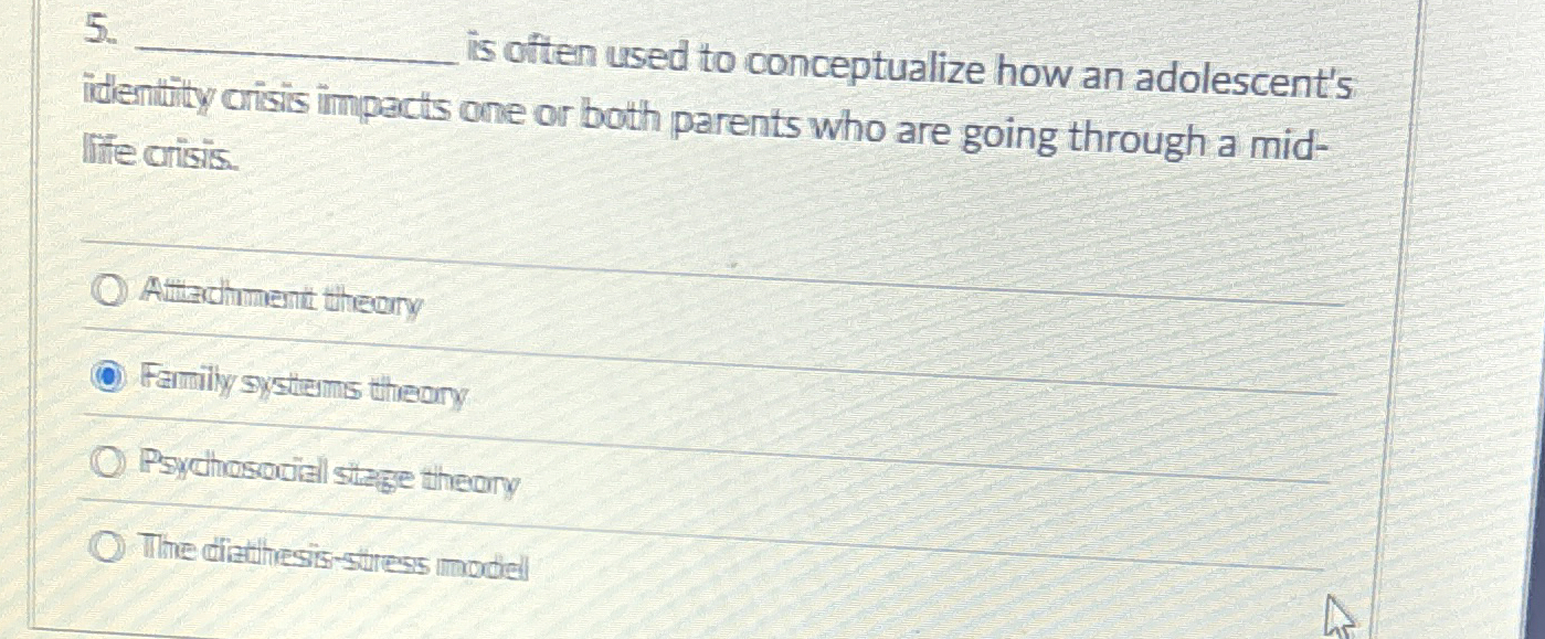 Solved is often used to conceptualize how an | Chegg.com