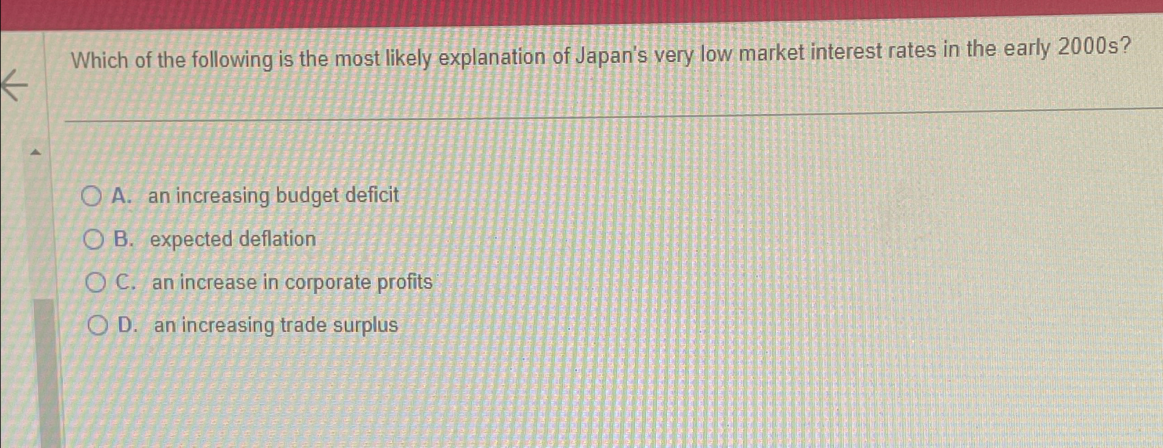 Solved Which of the following is the most likely explanation | Chegg.com