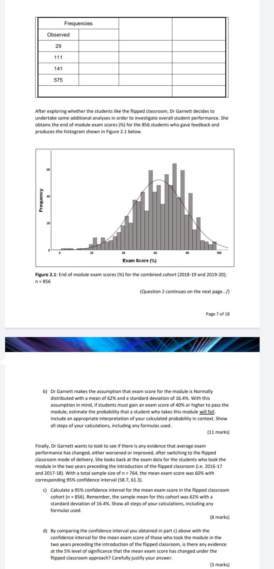 Solved Question 2 (40 marks) Dr Simone Garnett teaches | Chegg.com