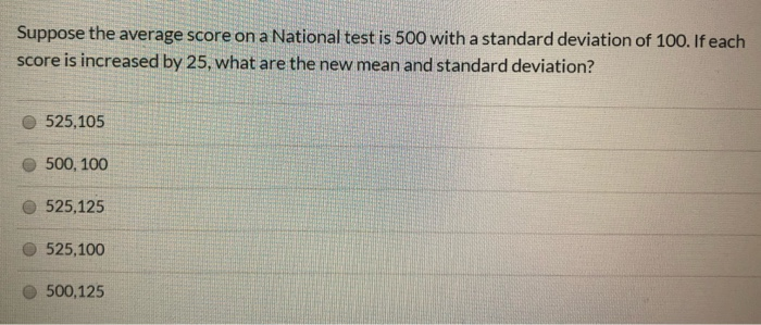 Solved Suppose The Average Score On A National Test Is 500 Chegg solved-suppose-the-average-score-on-a-national-test-is-500-chegg