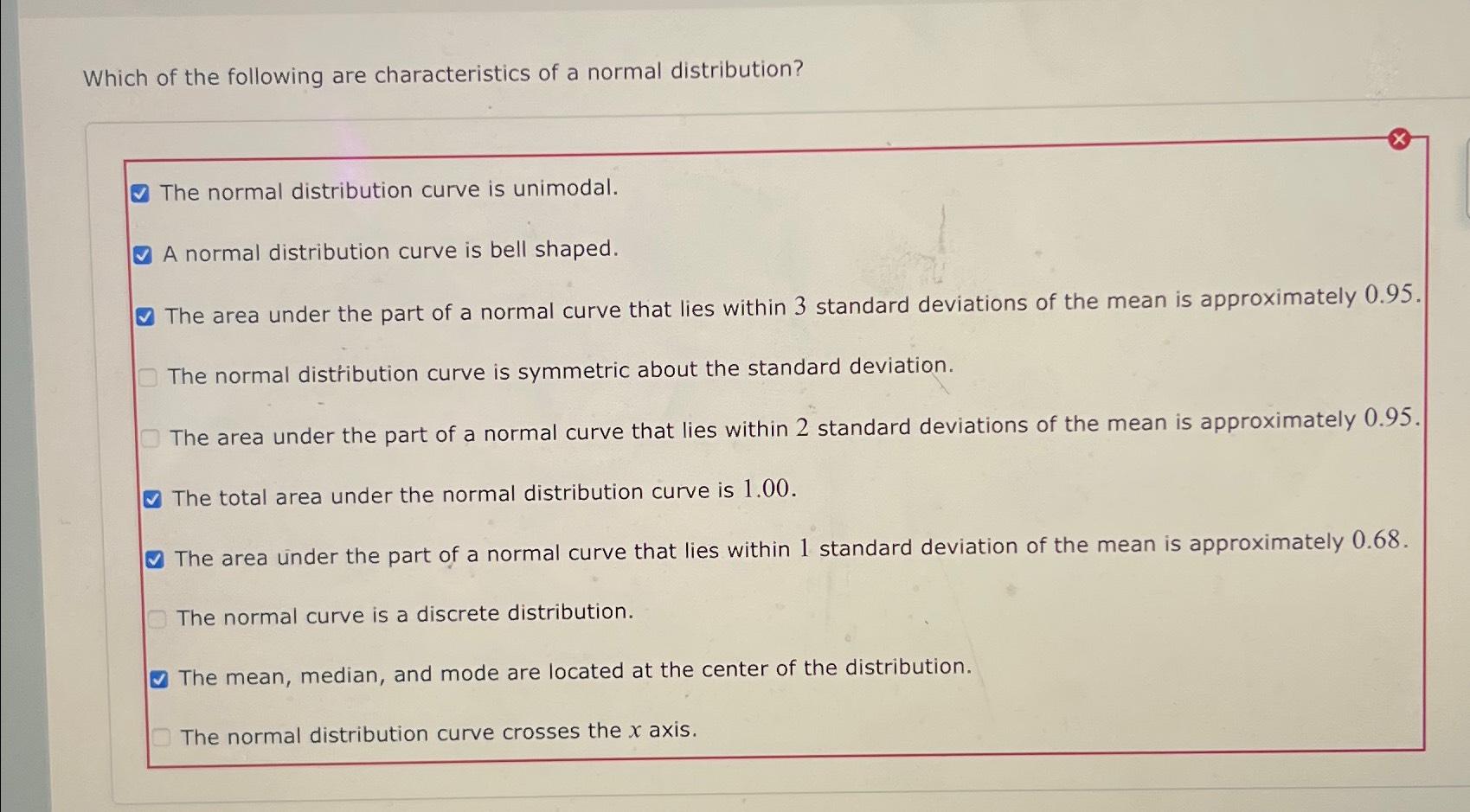 Solved Which of the following are characteristics of a | Chegg.com