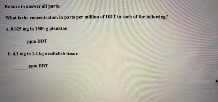 Solved Be sure to answer all parts. What is the | Chegg.com