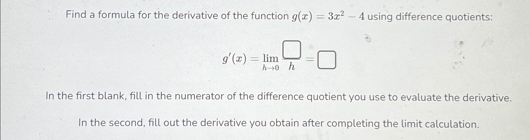 Solved Find a formula for the derivative of the function | Chegg.com