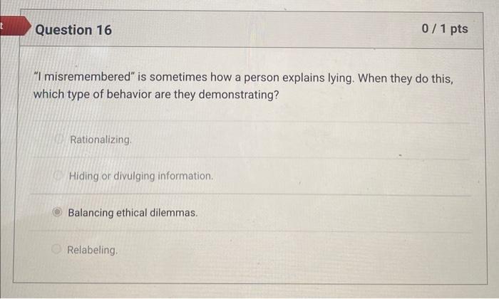 Solved Which of the following is an example of relabeling? | Chegg.com