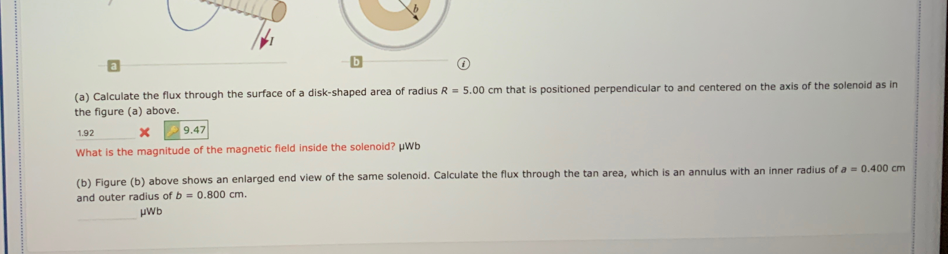 Solved a(i)(a) ﻿Calculate the flux through the surface of a | Chegg.com