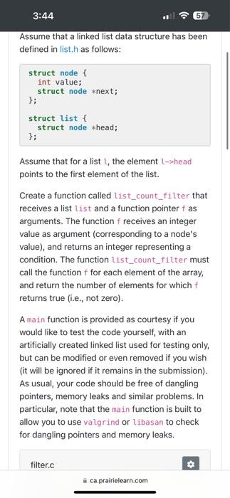 Solved Assume that a linked list data structure has been | Chegg.com