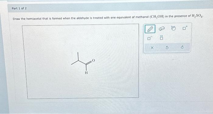 Solved Consider the following aldehyde.Draw the hemiacetal | Chegg.com