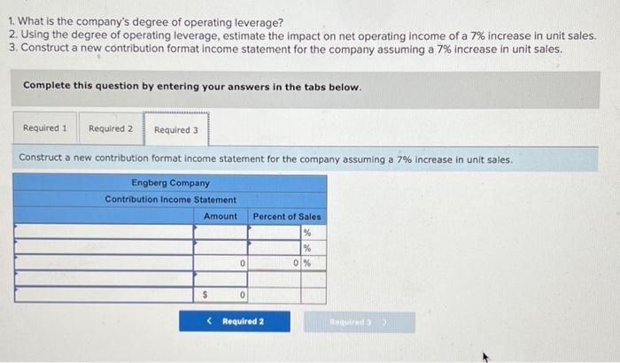 Exercise 5-9 (Algo) Compute and Use the Degree of | Chegg.com