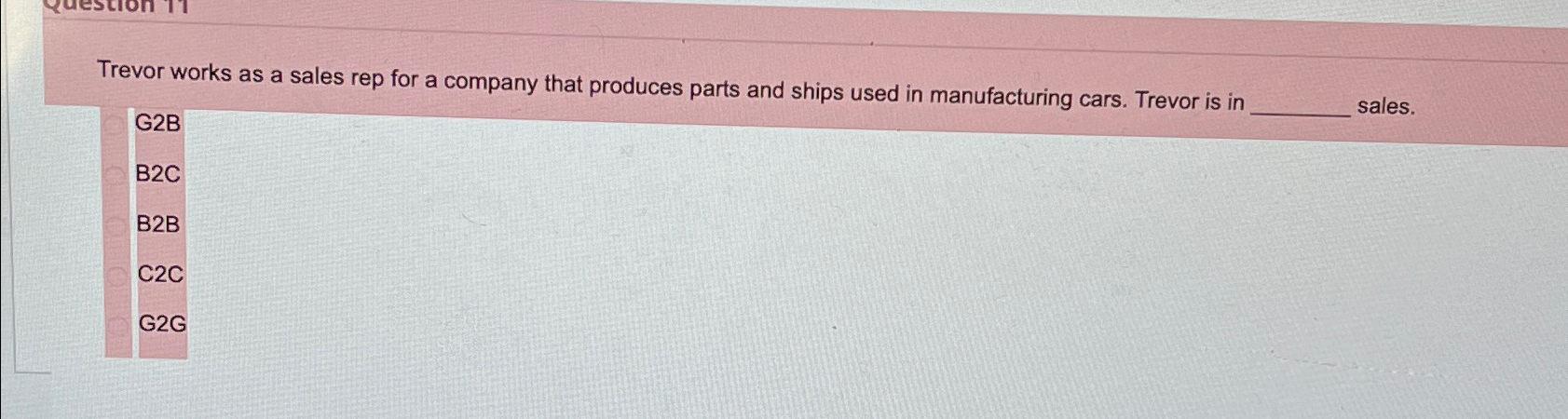 Solved Trevor works as a sales rep for a company that | Chegg.com
