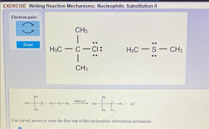 Solved EXERCISE Writing Reaction Mechanisms: Nucleophilic | Chegg.com