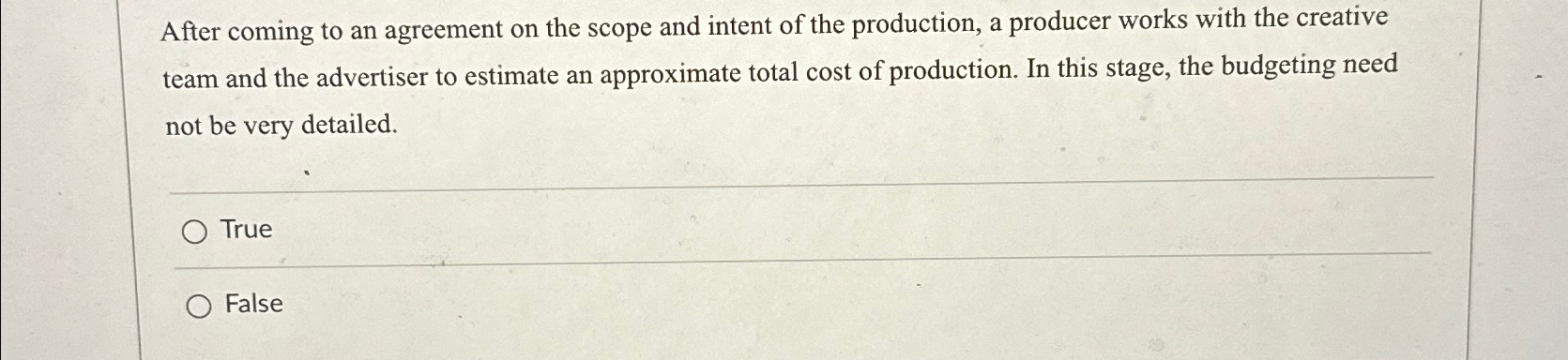 Solved After coming to an agreement on the scope and intent | Chegg.com