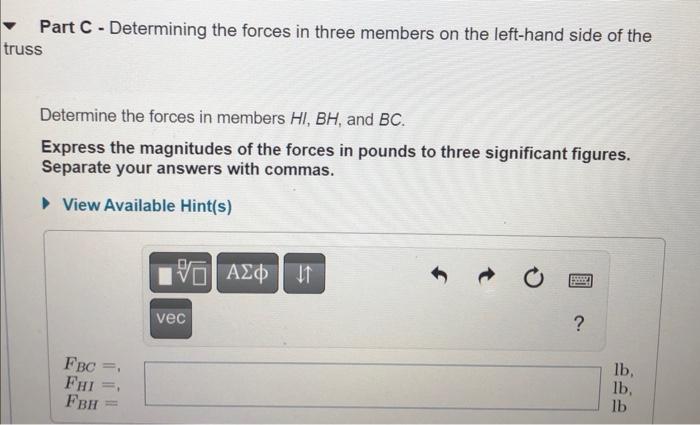 Solved The Method of Sections To apply the method of | Chegg.com