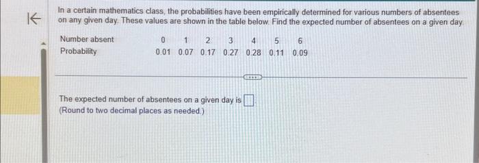 Solved In a certain mathematics class, the probabilities | Chegg.com