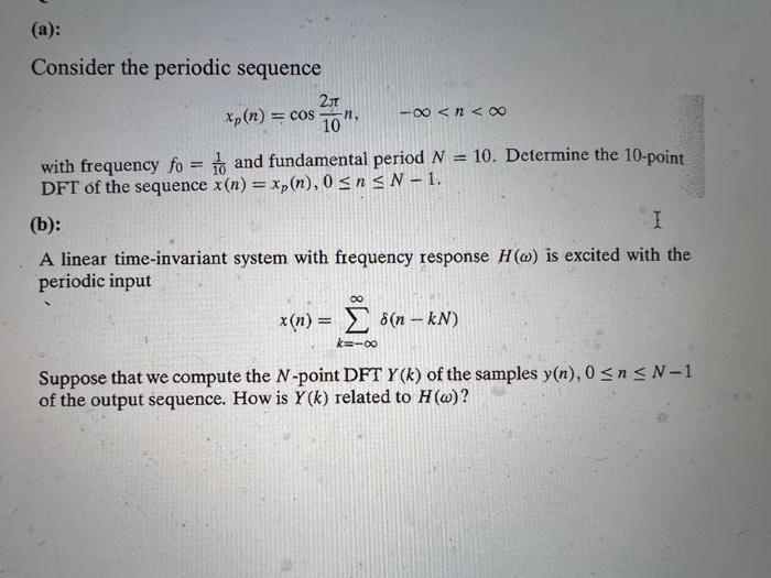 Consider the periodic sequence xp(n)=cos102πn,−∞ | Chegg.com