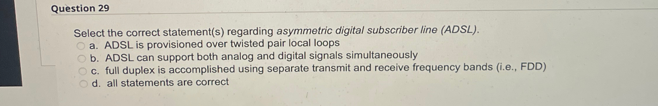 Solved Question 29Select the correct statement(s) ﻿regarding | Chegg.com
