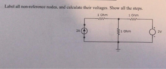 Solved Label all non-reference nodes, and calculate their | Chegg.com