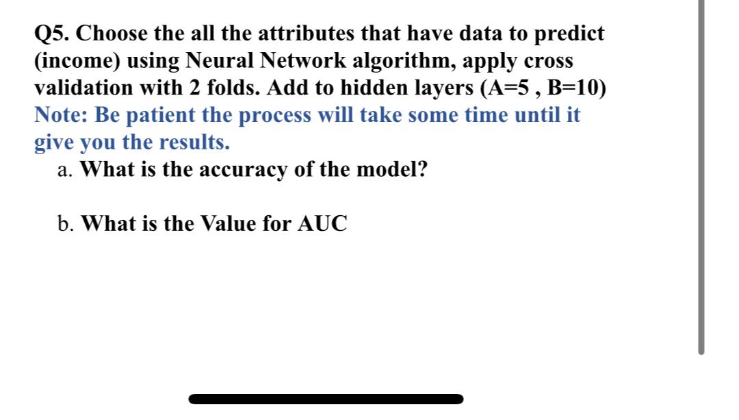 Solved Import the data file named (Adult.xlsx) ﻿and perform | Chegg.com
