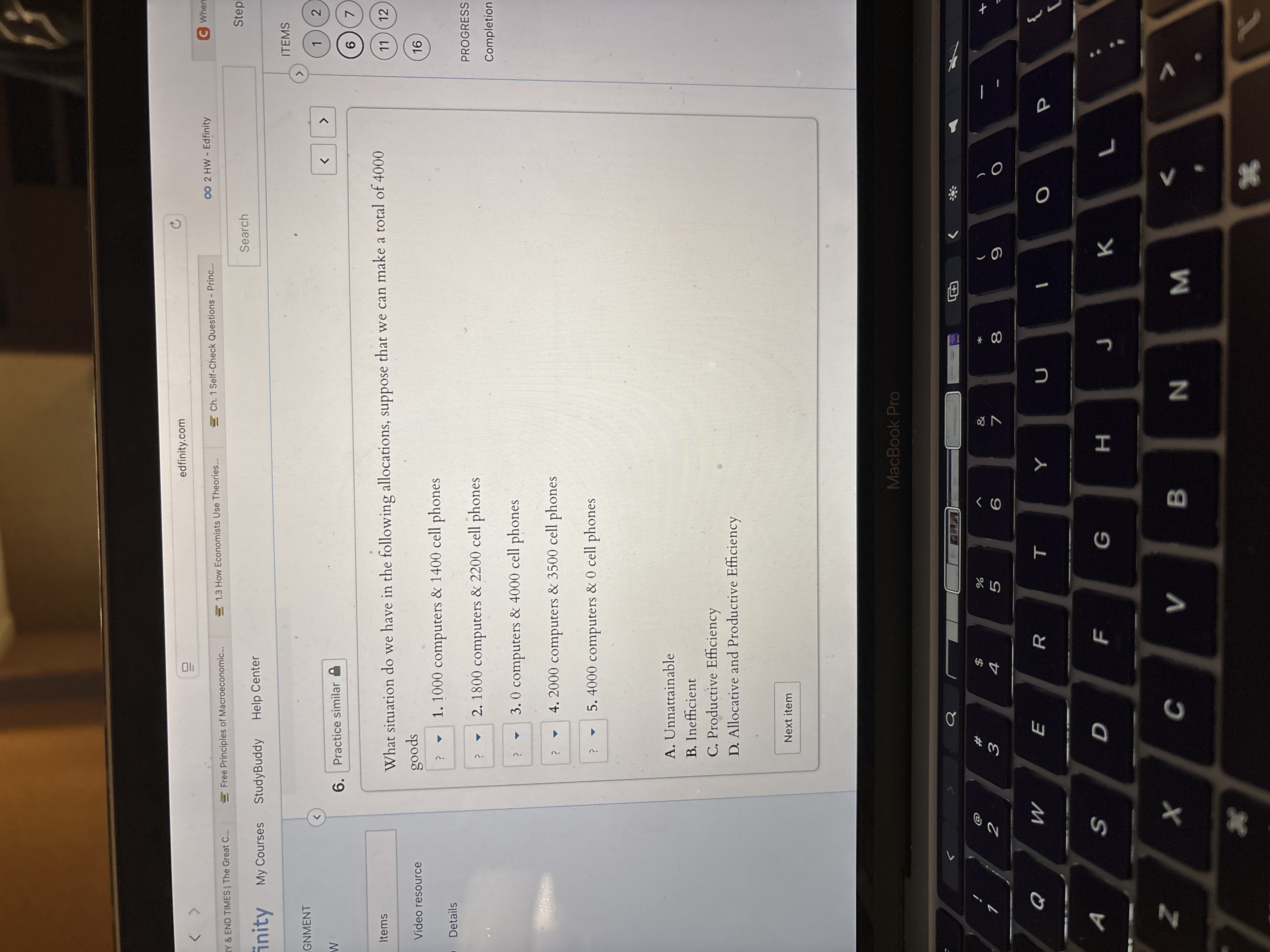 Solved 6. ﻿Practice similar くWhat situation do we have in | Chegg.com